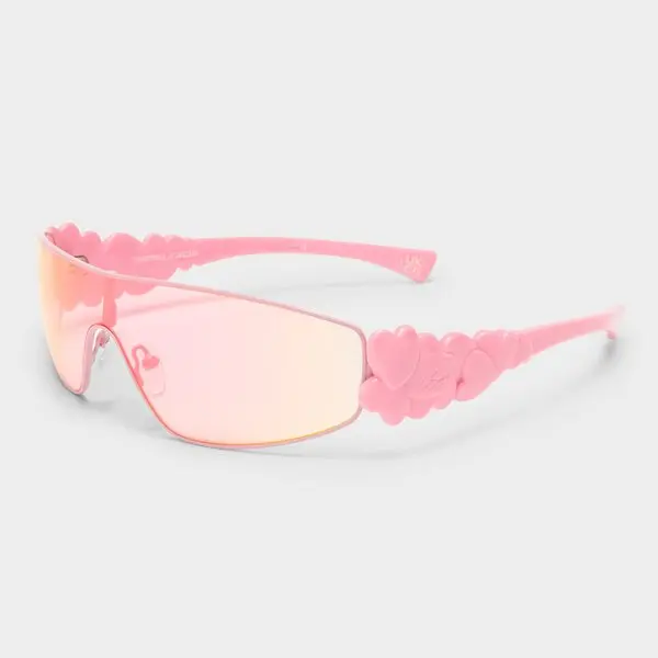 Le Specs Temptress Visor Sunglasses - Pink