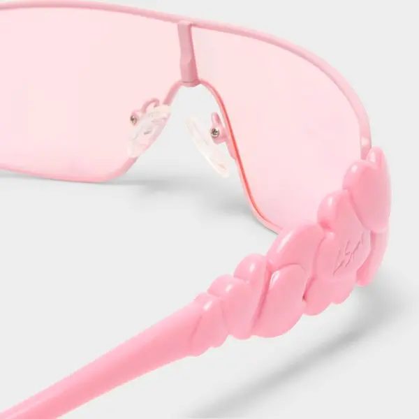 Le Specs Temptress Visor Sunglasses - Pink