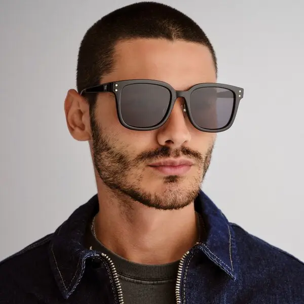 Le Specs Le Domino Square Sunglasses