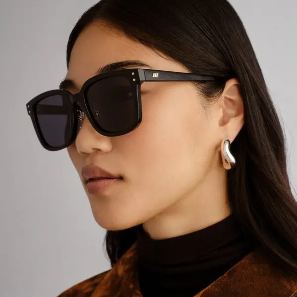 Le Specs Le Domino Square Sunglasses