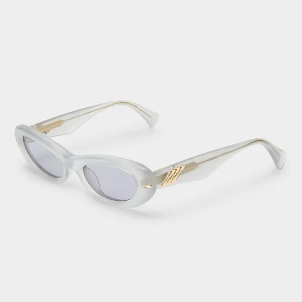Le Specs Numero Uno Oval Sunglasses - Mist