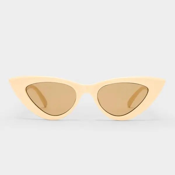 Le Specs Hypnosis Cat-eye Sunglasses - Ivory