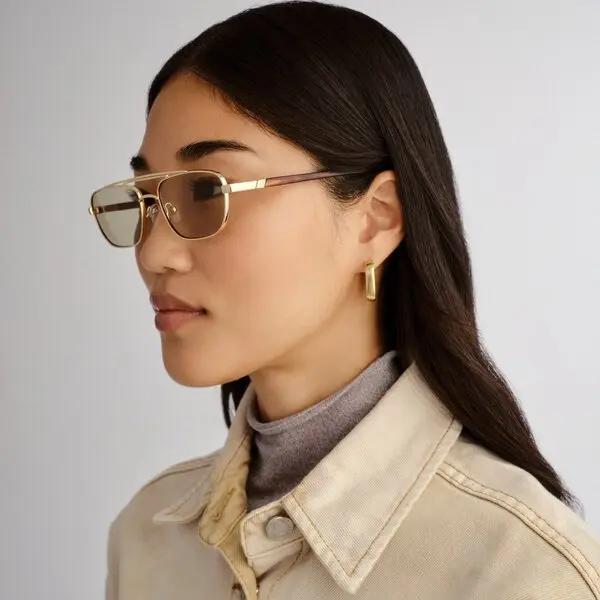 Le Specs Le Mimi Sunglasses - Gold