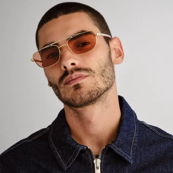 Le Specs Le Mimi Aviator Sunglasses - Gold