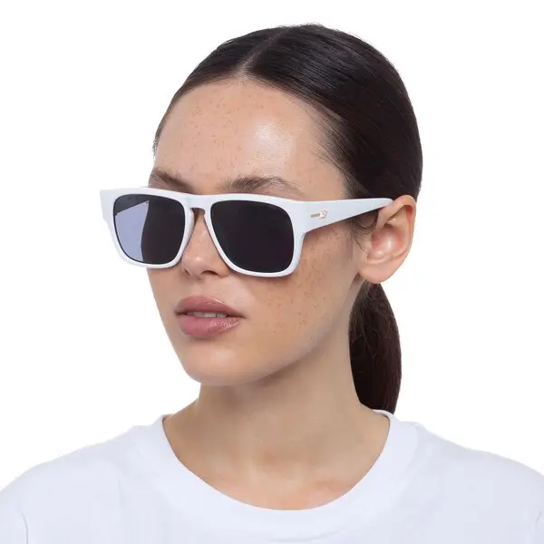Le Specs Transmission Rectangle Sunglasses