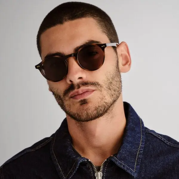 Le Specs Galavant Round Sunglasses - Tort