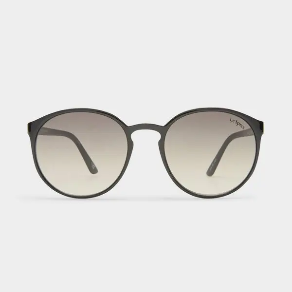 Le Specs Swizzle Round Sunglasses - Black