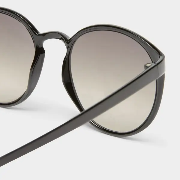 Le Specs Swizzle Round Sunglasses - Black