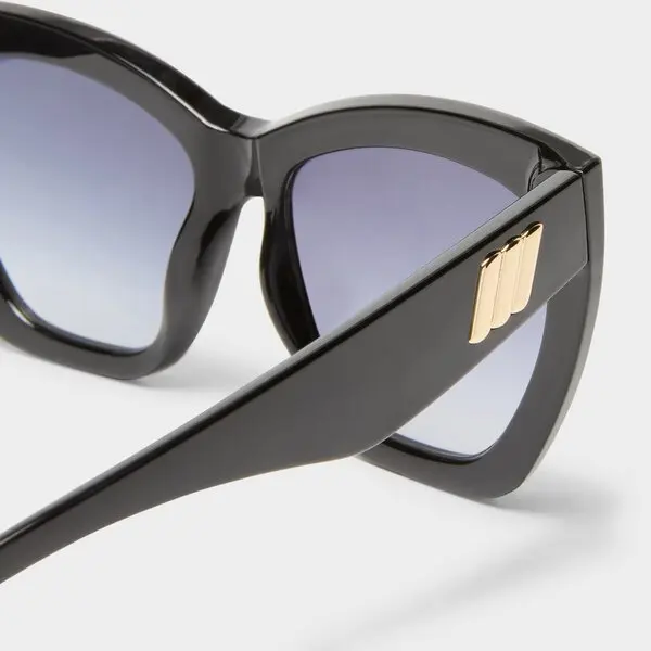 Le Specs Vamos Cat Eye Sunglasses - Black