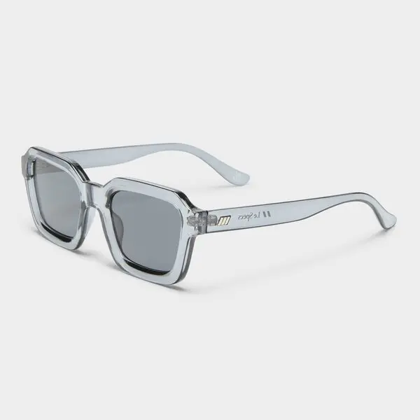 Le Specs Impossible Rectangle Sunglasses - Pewter