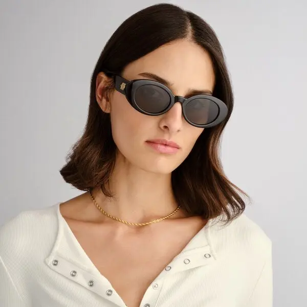Le Specs Nouveau Vie Oval Sunglasses