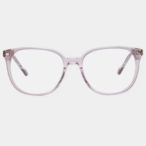 Le Specs Formentera Round Frame Eyeglasses - Rosewater