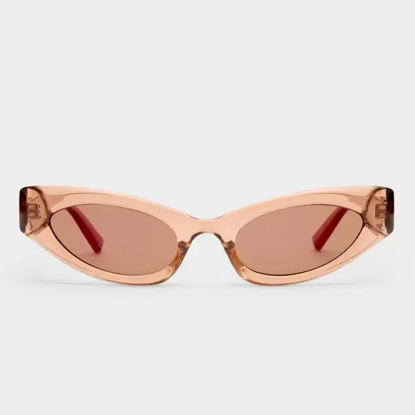 Le Specs The Stealth Cat-eye Sunglasses - Fudge