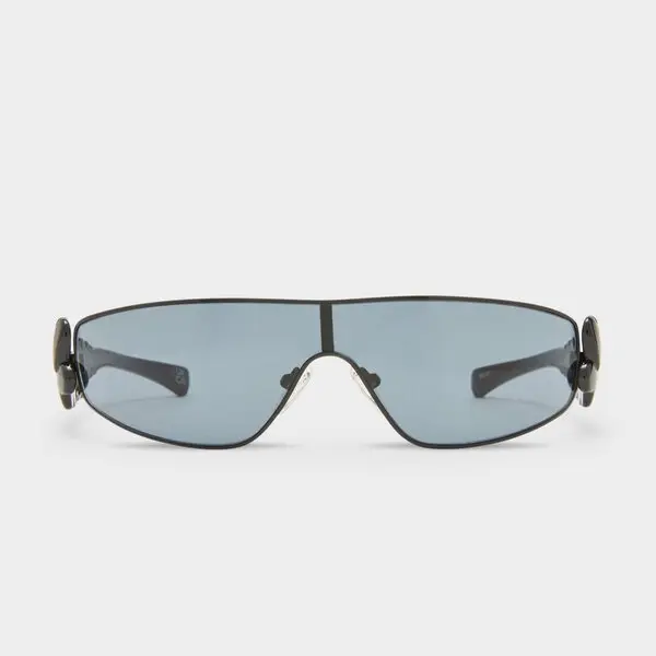 Le Specs Slimline Visor Sunglasses - Black