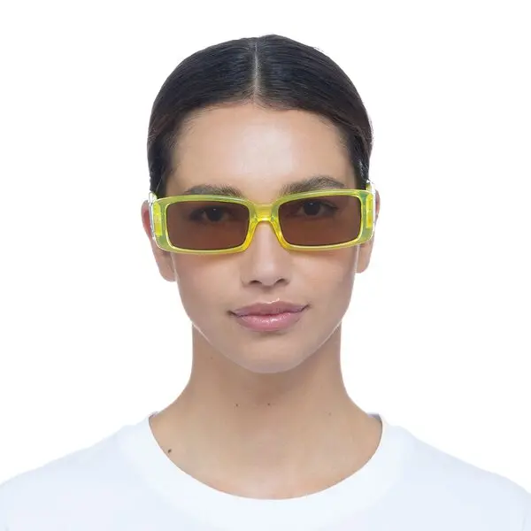 Le Specs Cruel Intentions Rectangle Sunglasses