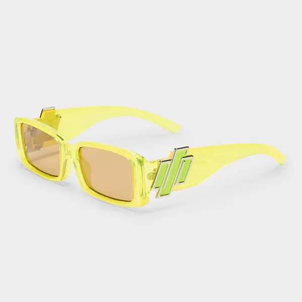 Le Specs Cruel Intentions Rectangle Sunglasses