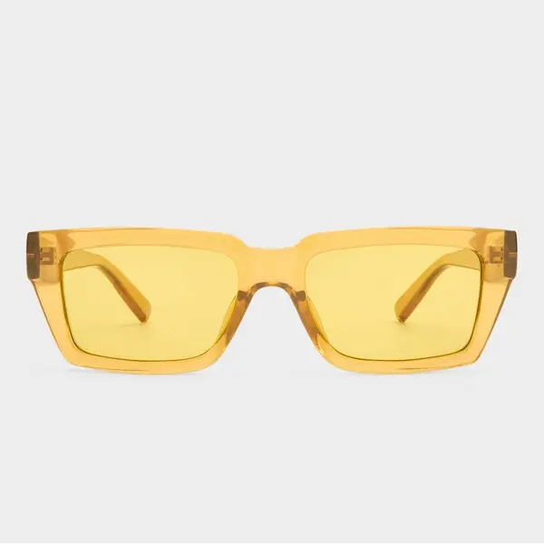 Le Specs Nocturnal Habit D-frame Sunglasses - Whiskey