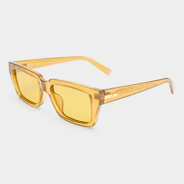 Le Specs Nocturnal Habit D-frame Sunglasses - Whiskey