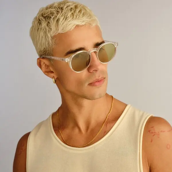 Le Specs Teen Spirit Deux Round Frame Sunglasses