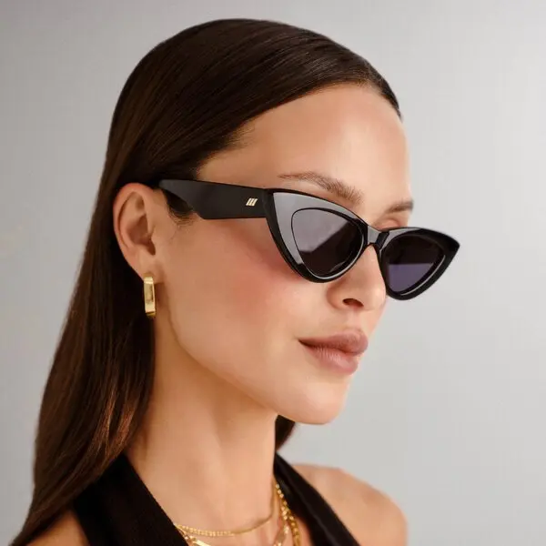 Le Specs Hypnosis Cat-eye Sunglasses - Black