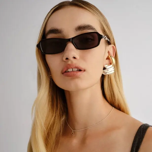 Le Specs Bamboozler Rectangle Sunglasses