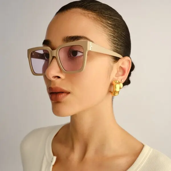Le Specs Trampler Sunglasses - Putty