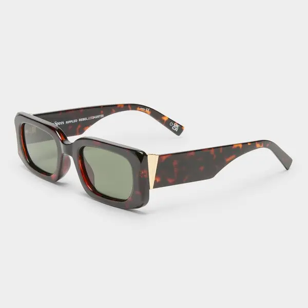 Le Specs Rippled Rebel Sunglasses - Tort