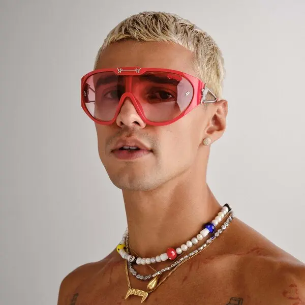 Le Specs Nepo Baby Sunglasses - Flame Red