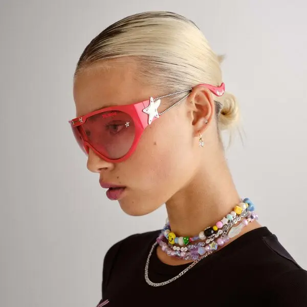 Le Specs Nepo Baby Sunglasses - Flame Red