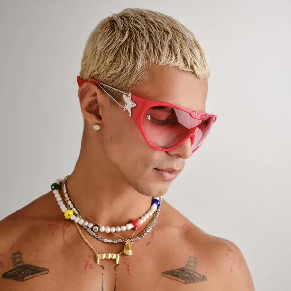 Le Specs Nepo Baby Sunglasses - Flame Red