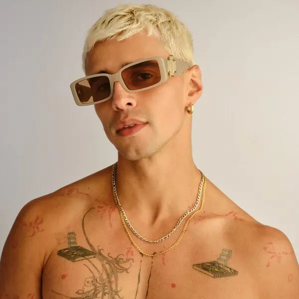 Le Specs Cruel Intentions Rectangle Sunglasses