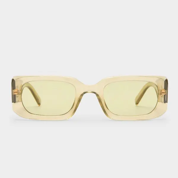 Le Specs Rippled Rebel Sunglasses - Olive Leaf