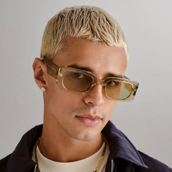 Le Specs Rippled Rebel Sunglasses - Olive Leaf