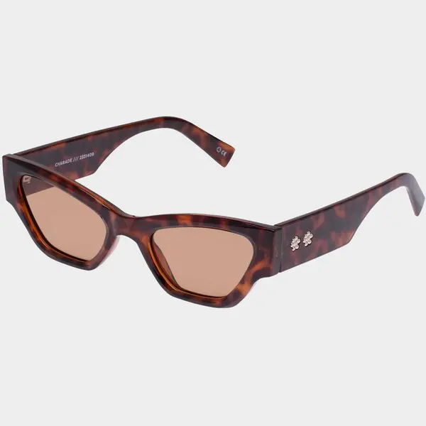 Le Specs Charade Sunglasses - Tortoiseshell