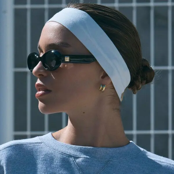 Le Specs Work It! Oval Sunglasses - Black