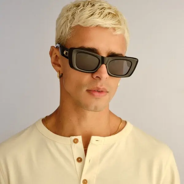 Le Specs Dopamine Rectangle Sunglasses