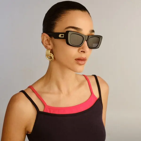 Le Specs Dopamine Rectangle Sunglasses