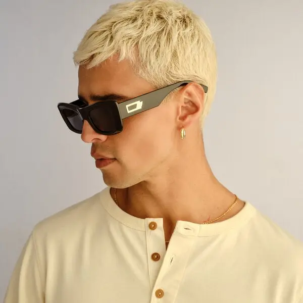 Le Specs Dopamine Rectangle Sunglasses