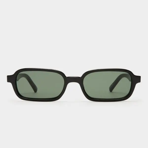 Le Specs Pilferer Rectangle Sunglasses - Black