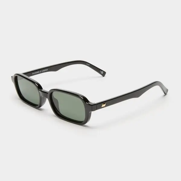 Le Specs Pilferer Rectangle Sunglasses - Black