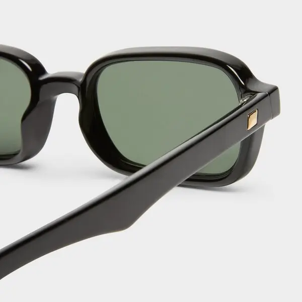 Le Specs Pilferer Rectangle Sunglasses - Black