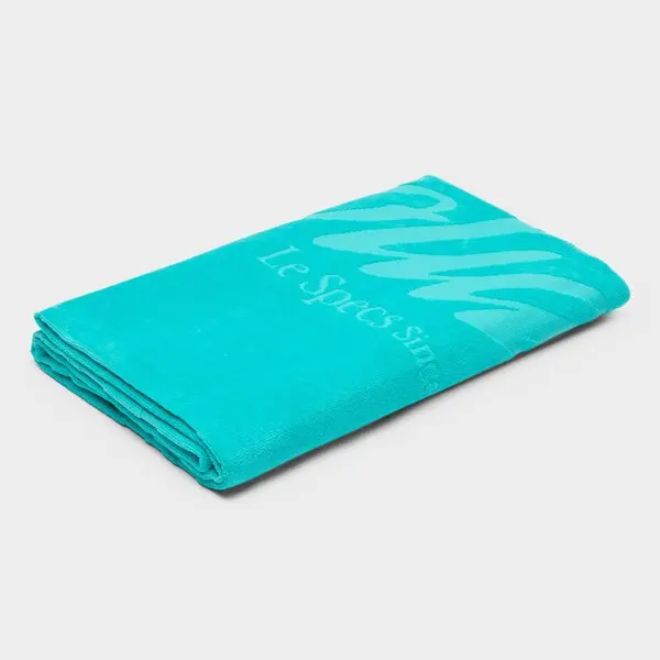 Le Specs Beach Towel - Aqua Blue