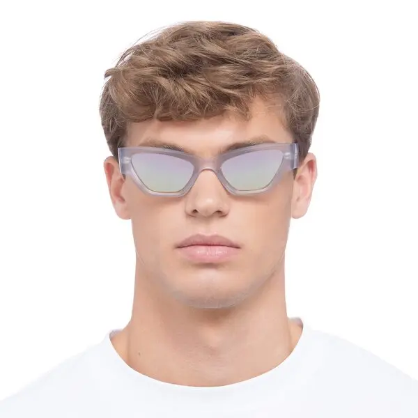 Le Specs Charade Sunglasses - Matte Translucent