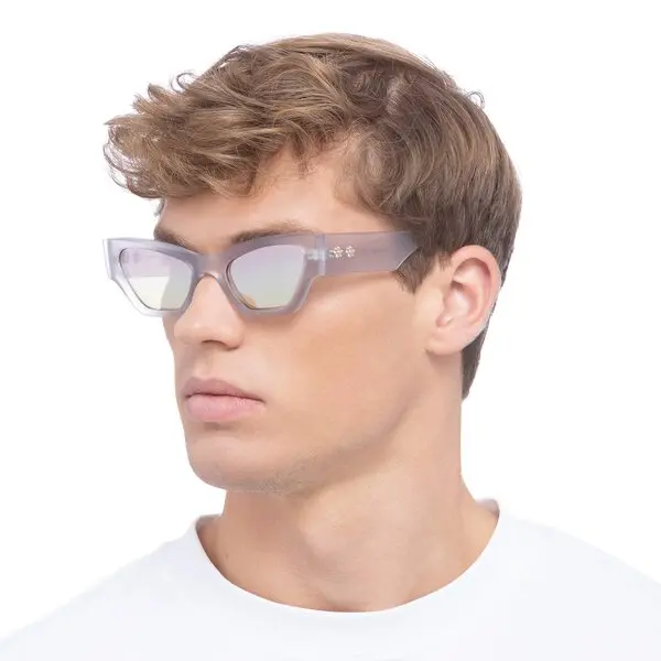 Le Specs Charade Sunglasses - Matte Translucent