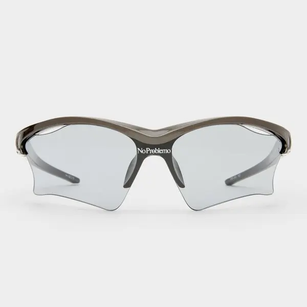Le Specs Pluto Rimless Sunglasses - Silver Chrome