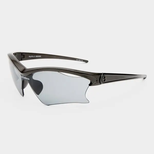 Le Specs Pluto Rimless Sunglasses - Silver Chrome