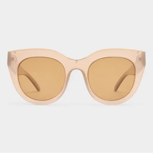 Le Specs Air Heart Sunglasses - Tan