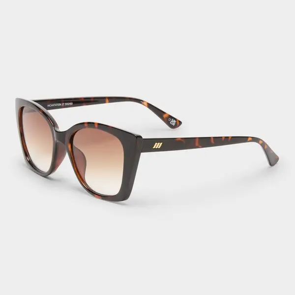 Le Specs Incantation Tortoiseshell Sunglasses - Tort