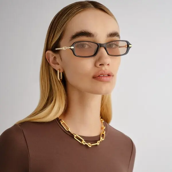 Le Specs Bamboozler Rectangle Sunglasses