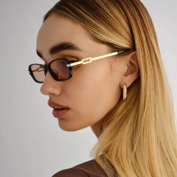 Le Specs Bamboozler Rectangle Sunglasses